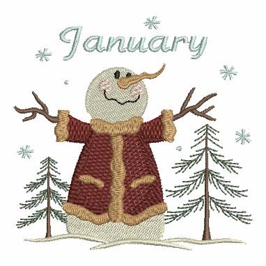 12 Months Of Snowman | OregonPatchWorks