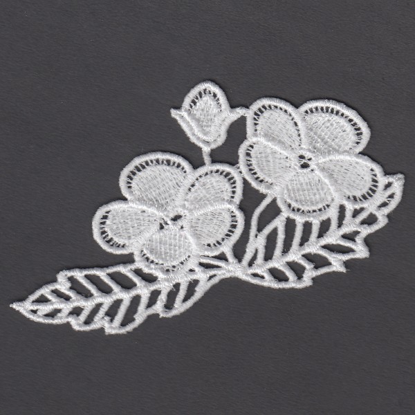 FSL White Flower 7 | OregonPatchWorks