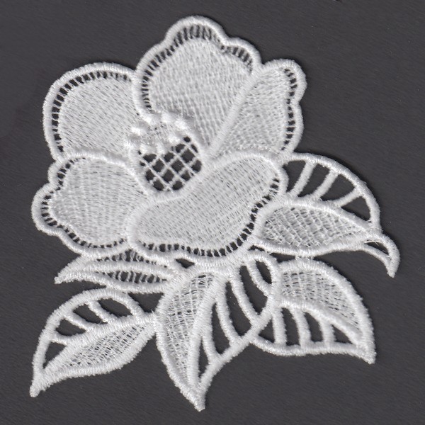 FSL White Flower 7 | OregonPatchWorks