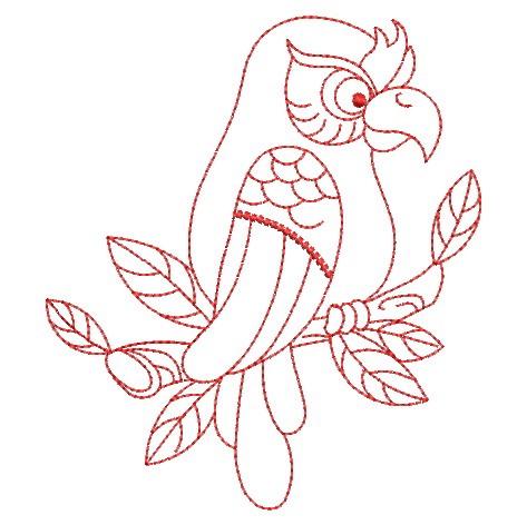 Redwork Birds 2 | OregonPatchWorks