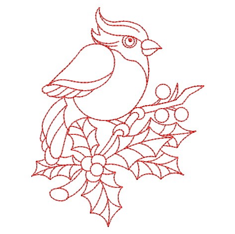 Redwork Birds 2 | OregonPatchWorks