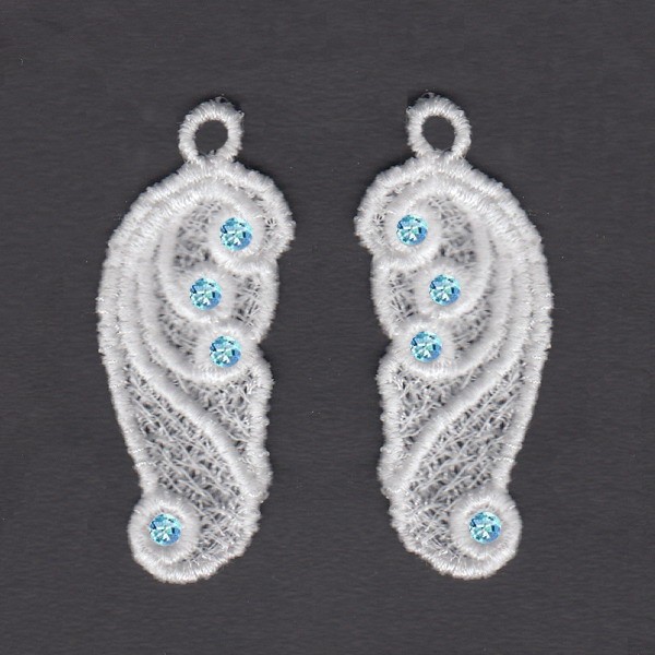 FSL Wing Earrings | OregonPatchWorks