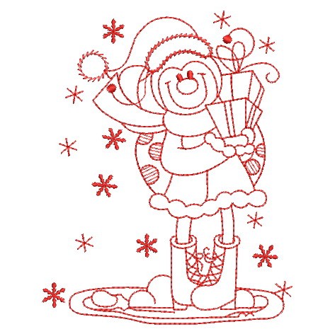 Redwork Ladybug | OregonPatchWorks