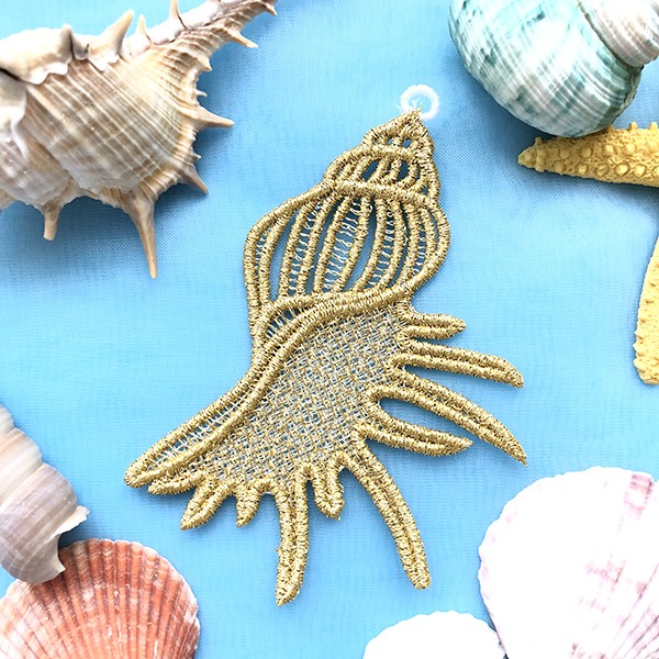 FSL Golden Seashells | OregonPatchWorks