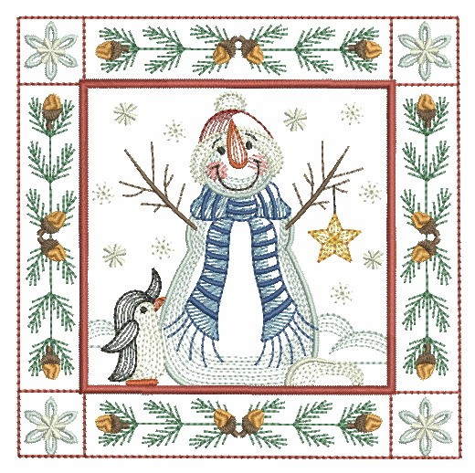 Christmas Snowman Blocks | OregonPatchWorks