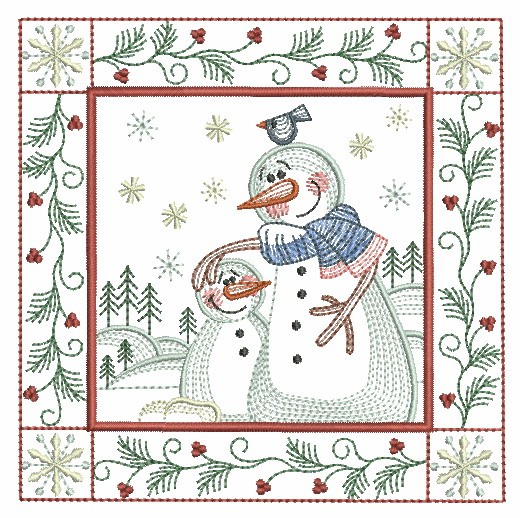 Christmas Snowman Blocks | OregonPatchWorks
