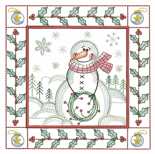 Christmas Snowman Blocks | OregonPatchWorks