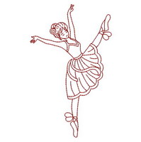 Redwork Dancing Girls | OregonPatchWorks