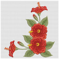 Brilliant Hibiscus | OregonPatchWorks