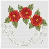 Brilliant Hibiscus | OregonPatchWorks