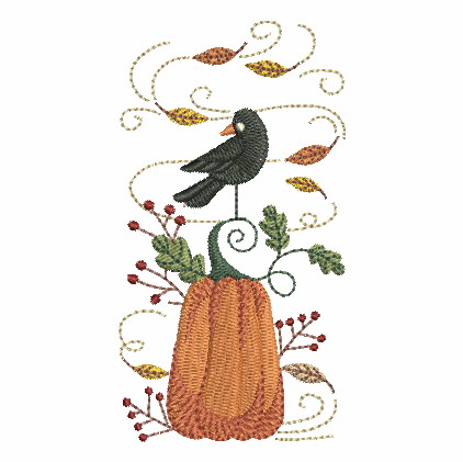Folk Art Crow | OregonPatchWorks