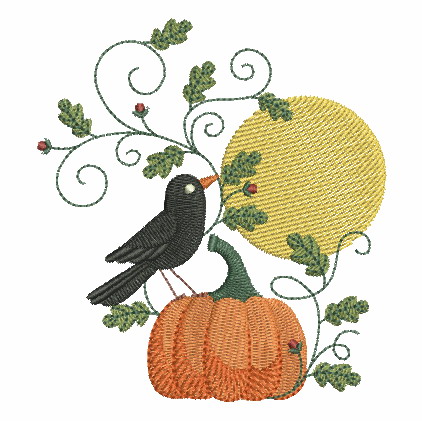 Folk Art Crow | OregonPatchWorks