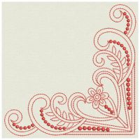 Redwork Corners