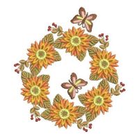 Flower And Cardinal | OregonPatchWorks