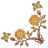 Flower And Cardinal | OregonPatchWorks