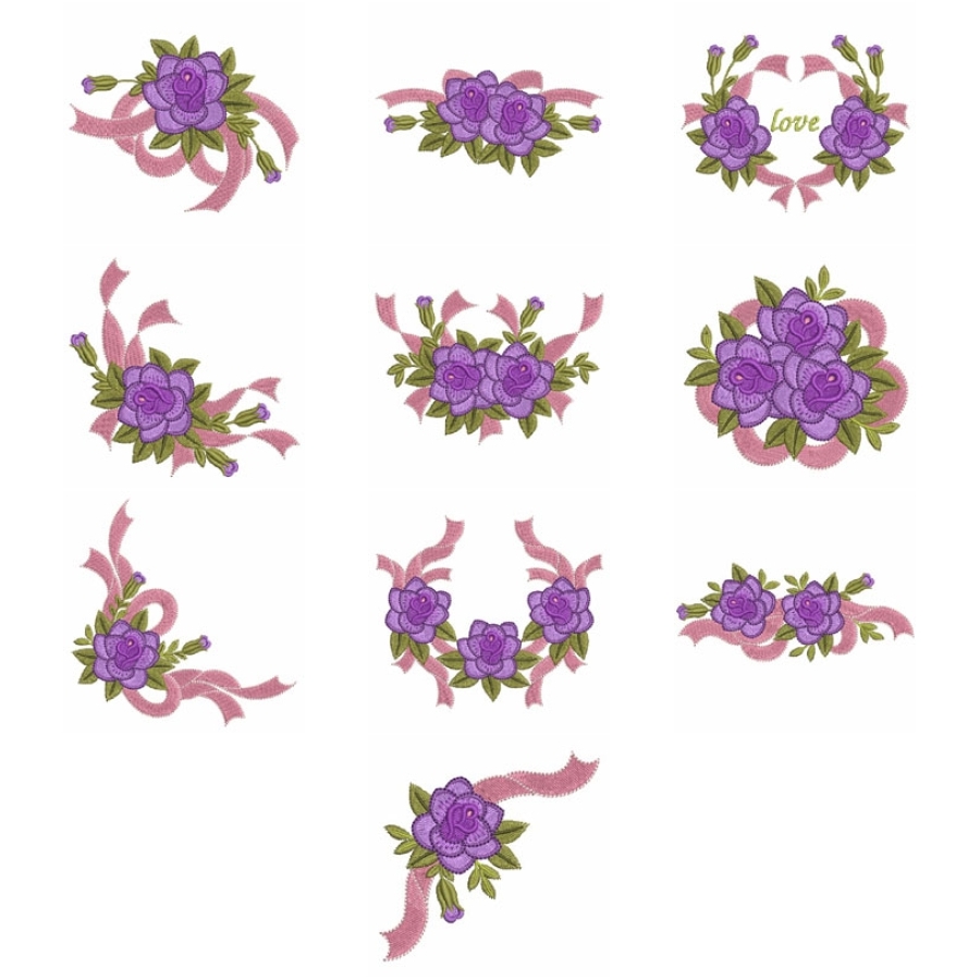 Purple Roses | OregonPatchWorks