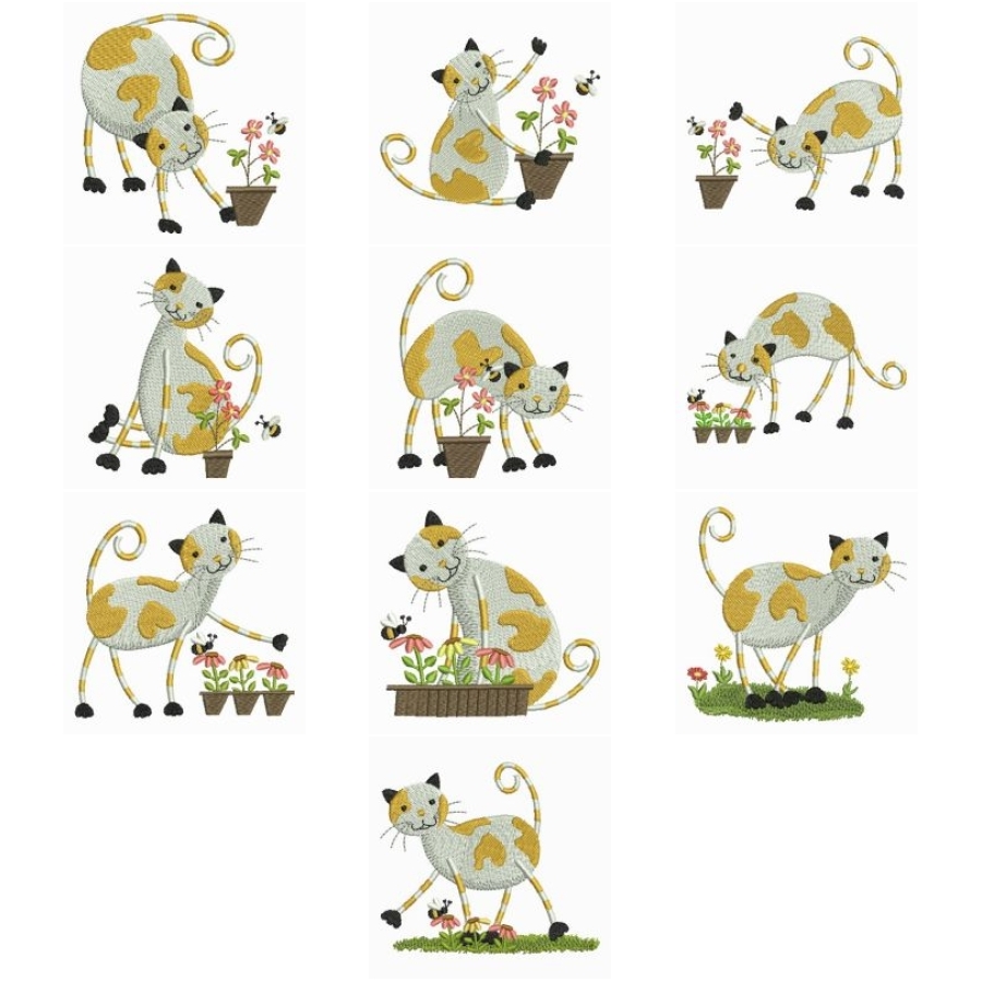 Stick Cats | OregonPatchWorks