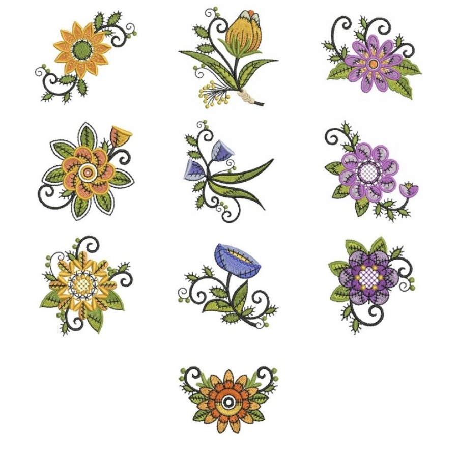 Patchwork Flowers 2 | OregonPatchWorks