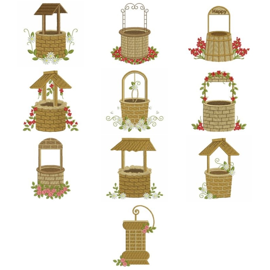 Flower Wishing Well | OregonPatchWorks