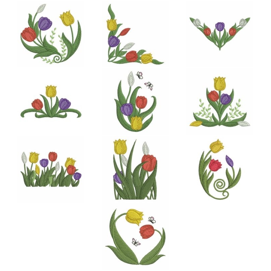 Colorful Tulips | OregonPatchWorks