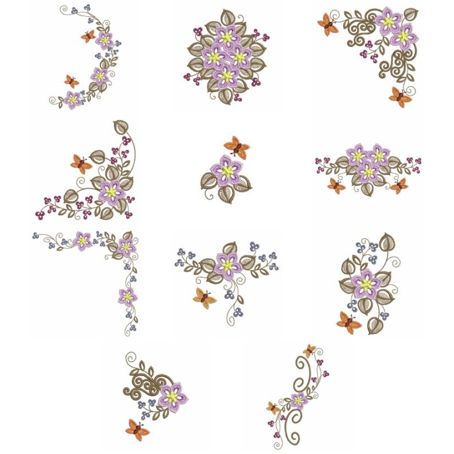 Heirloom Flowers 9 | OregonPatchWorks