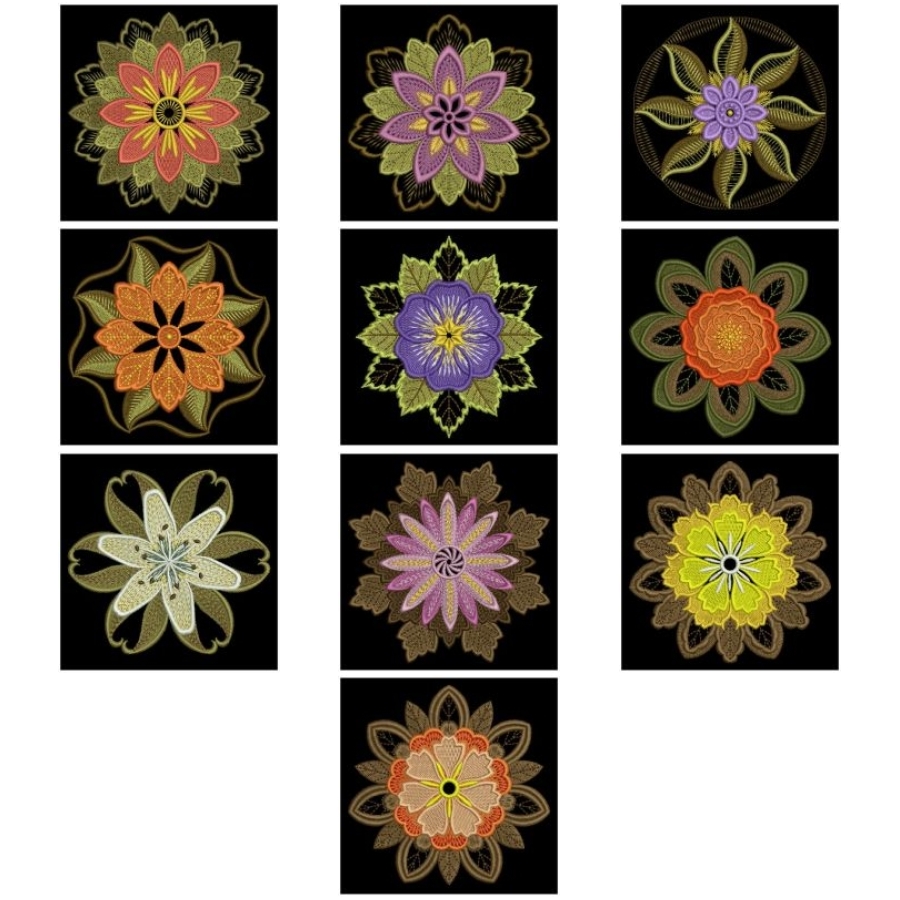 Art Deco Flowers 2 | OregonPatchWorks