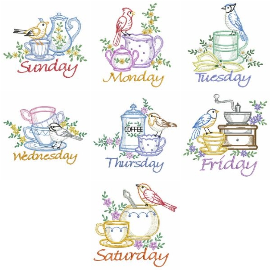 Days Of The Week Coffee Break | OregonPatchWorks