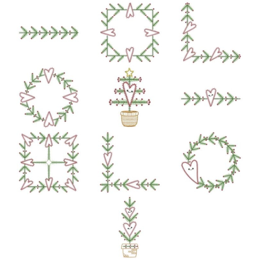 Folk Art Heart | OregonPatchWorks