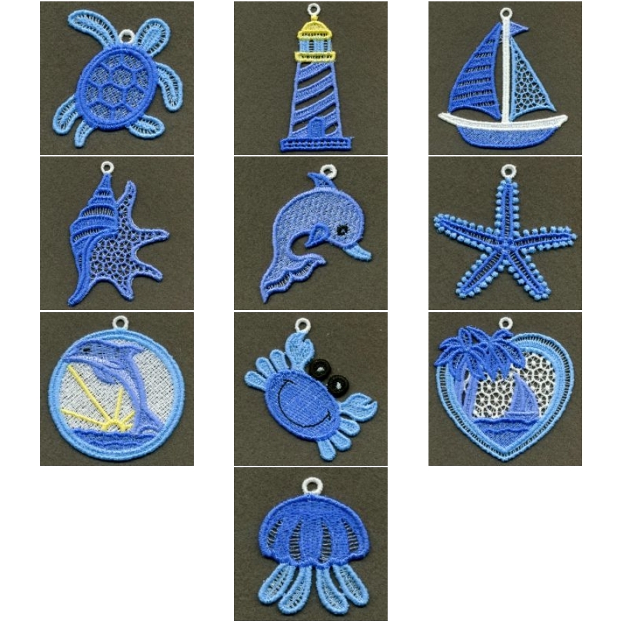 FSL Sea Ornament 2 | OregonPatchWorks