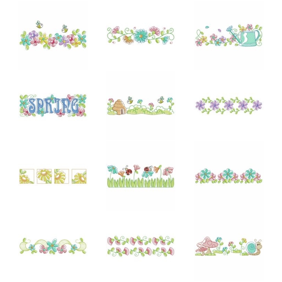 Spring Borders | OregonPatchWorks