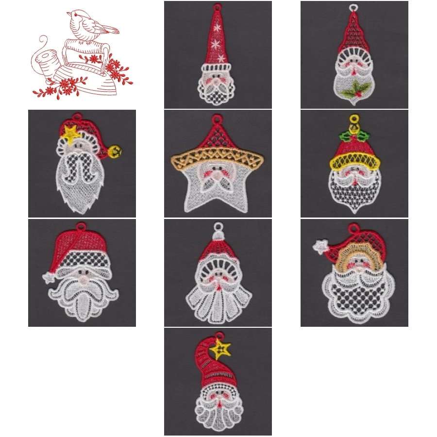 FSL Santa Face | OregonPatchWorks