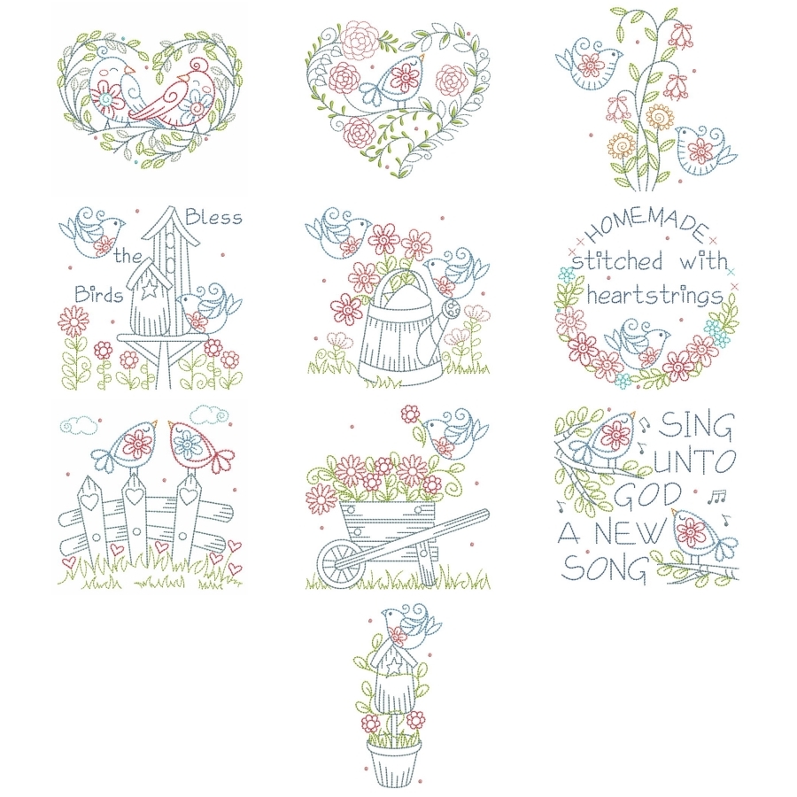 Vintage Sweet Tweets | OregonPatchWorks