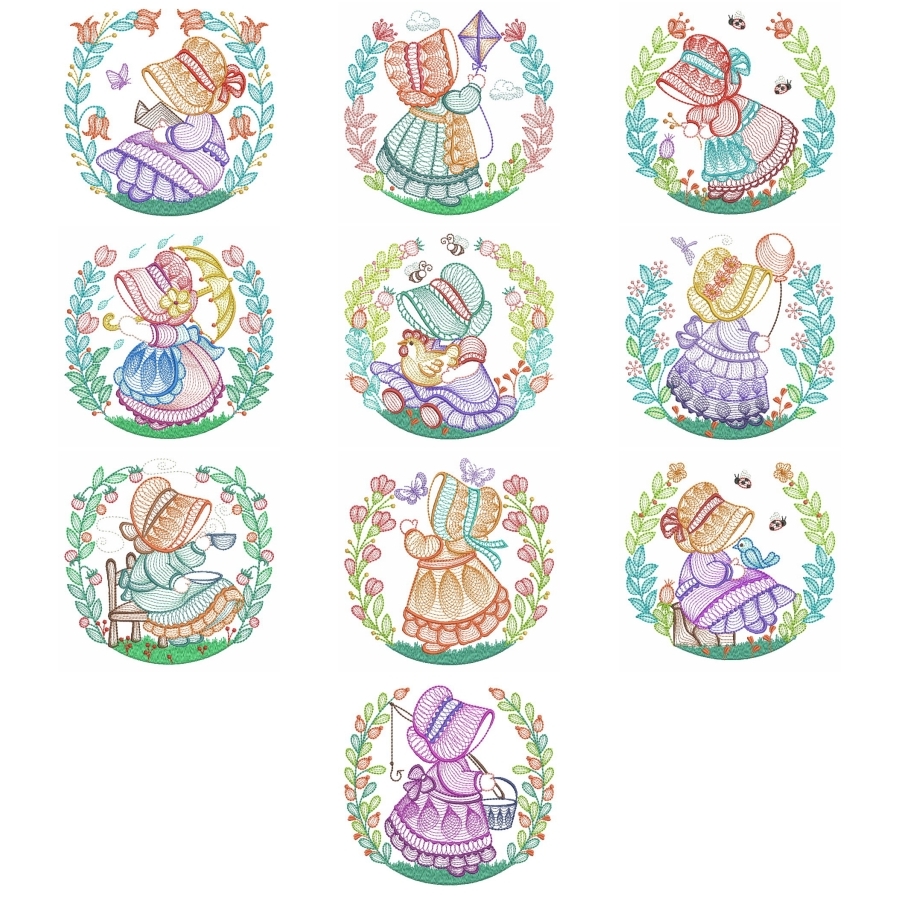 Rippled Sunbonnet Sue | OregonPatchWorks