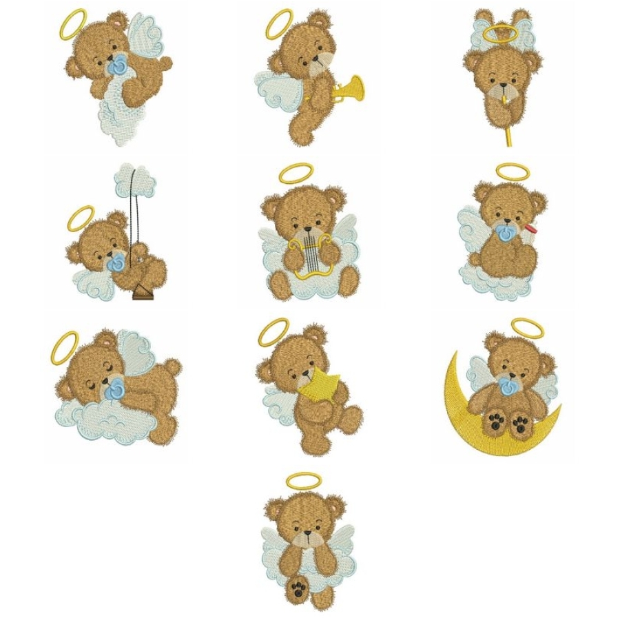 Baby Angel Bear | OregonPatchWorks