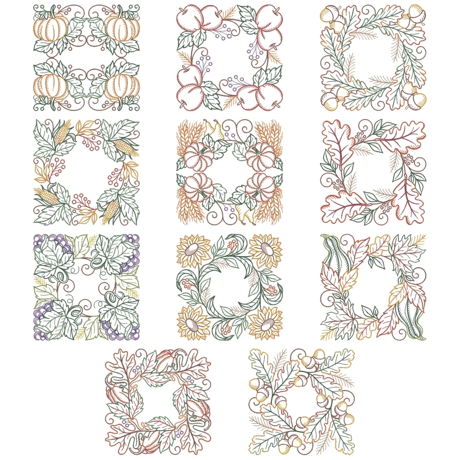 Autumn Quilt Square | OregonPatchWorks