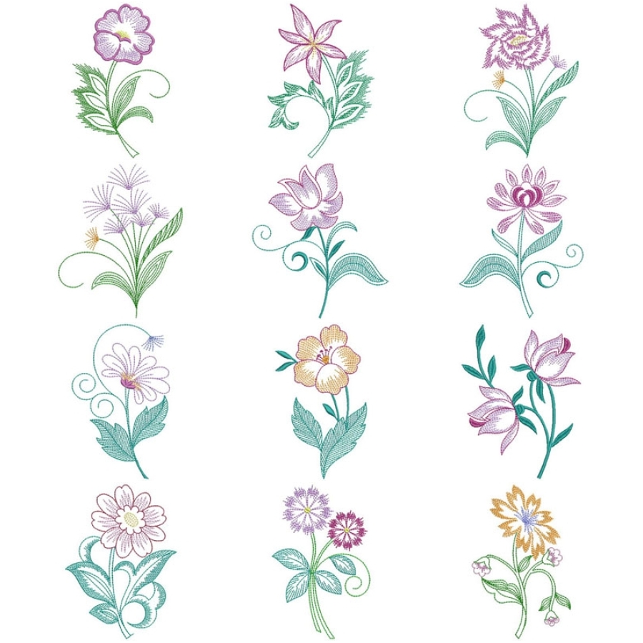 Heirloom Flowers 2 | OregonPatchWorks