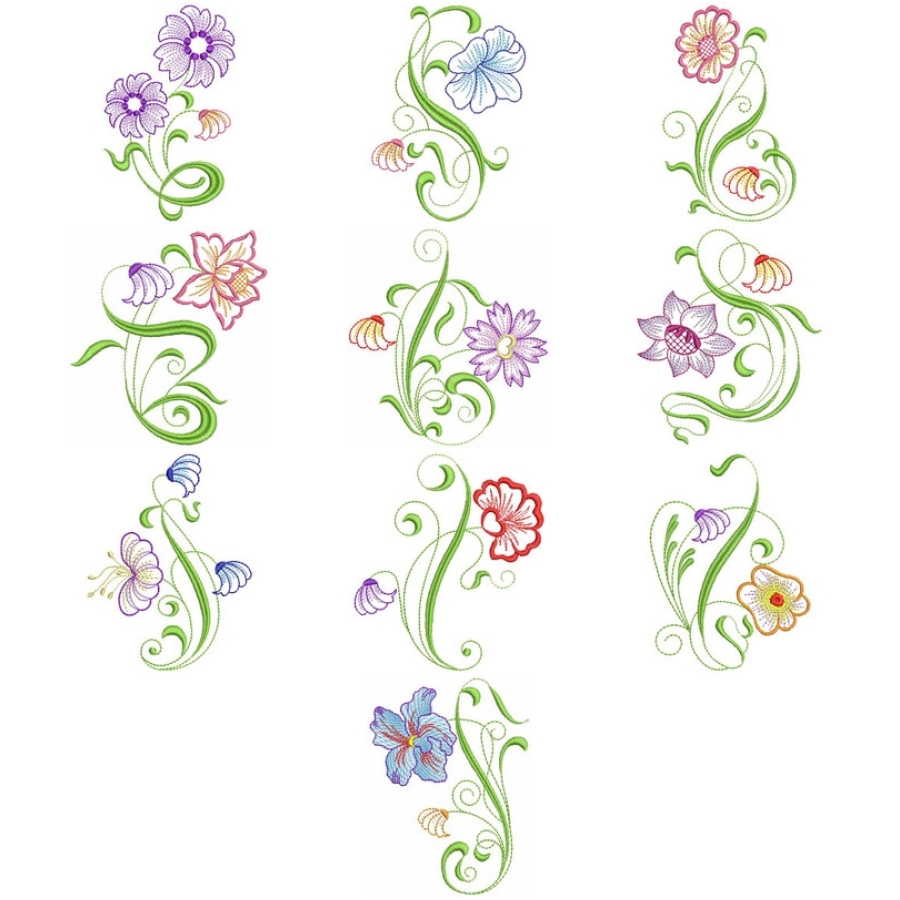 Heirloom Flowers 5 | OregonPatchWorks