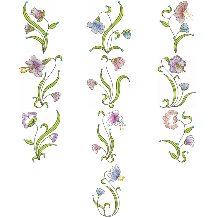 Heirloom Flowers 8 | OregonPatchWorks