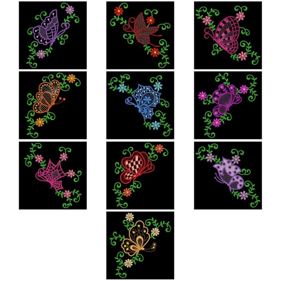 Floral Butterflies 4 | OregonPatchWorks