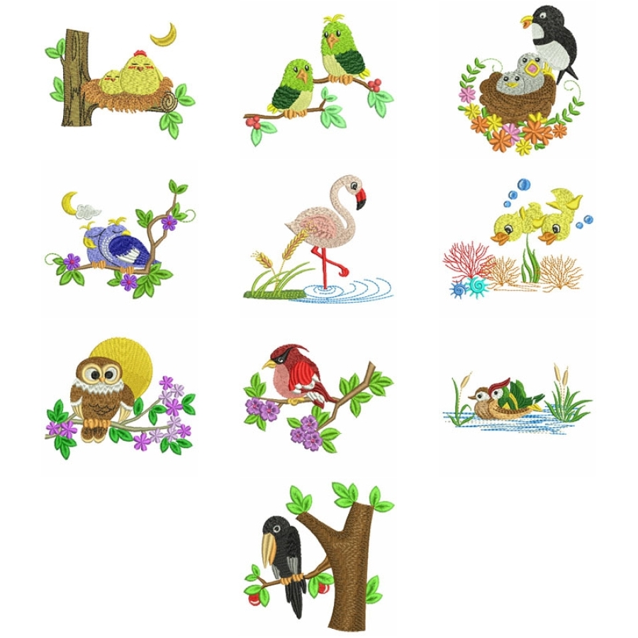 Assorted Birds | OregonPatchWorks