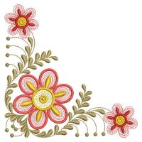 Fancy Flower Corner | OregonPatchWorks