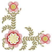 Fancy Flower Corner | OregonPatchWorks