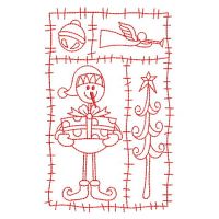 Redwork Christmas Blocks 2 | OregonPatchWorks