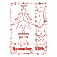 Redwork Christmas Blocks 2 | OregonPatchWorks