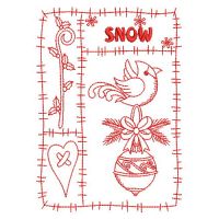 Redwork Christmas Blocks 2 | OregonPatchWorks