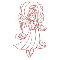 Redwork Angels 3