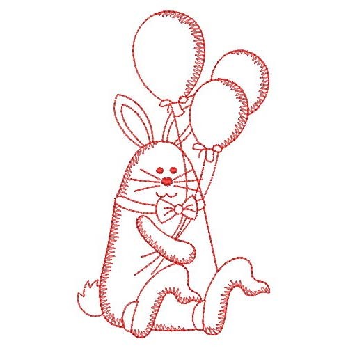 Redwork Rabbit | OregonPatchWorks