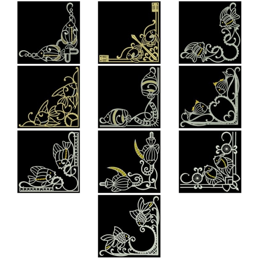 Heirloom Fish Corners | OregonPatchWorks