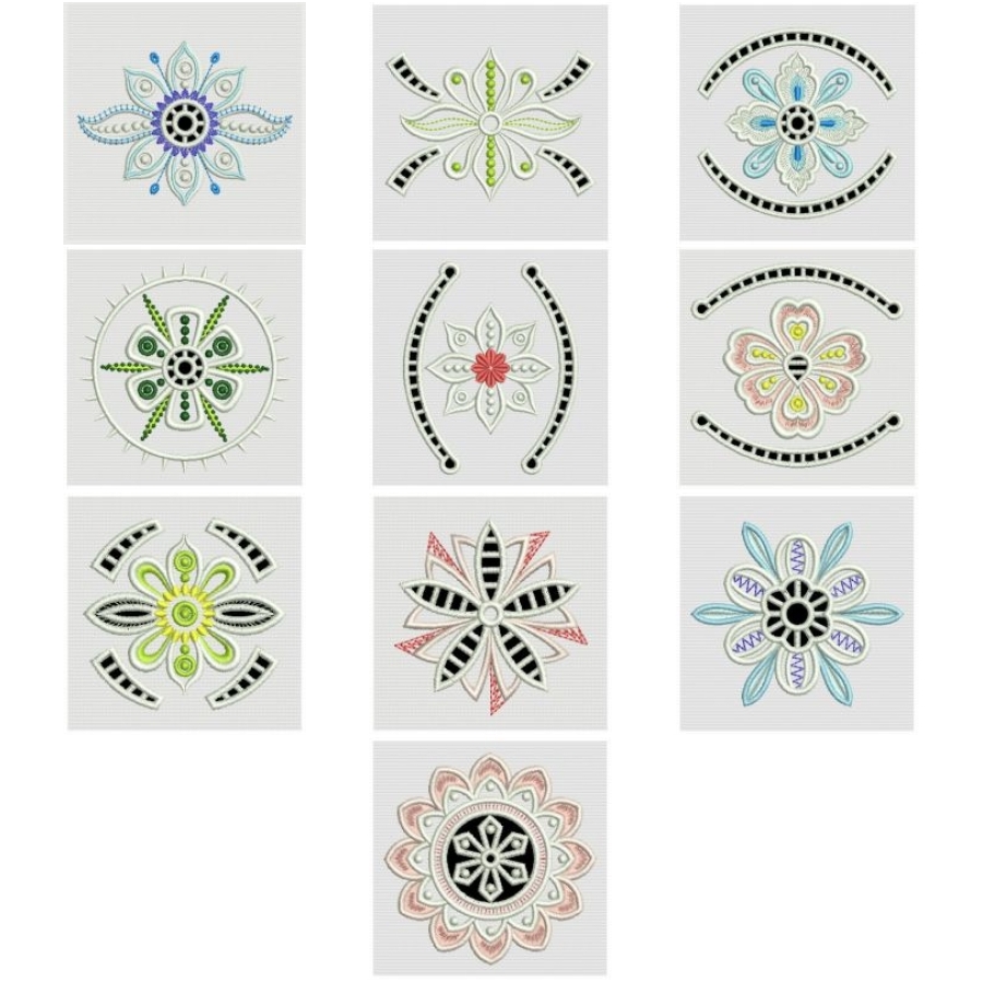 Floral Cutwork 6 | OregonPatchWorks