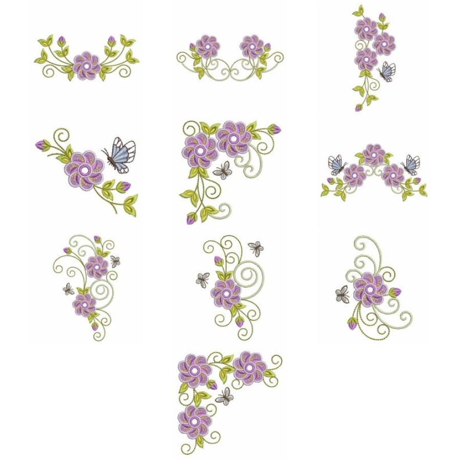 Purple Flowers 2 | OregonPatchWorks